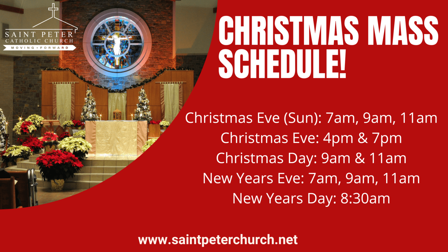 Mass & Service Schedule – St. Peter Catholic Church